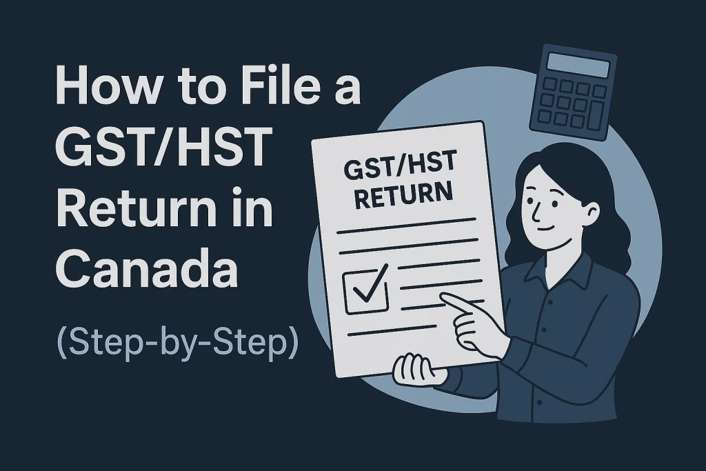 File GST/HST Return in Canada with Step-by-Step Guide for Businesses